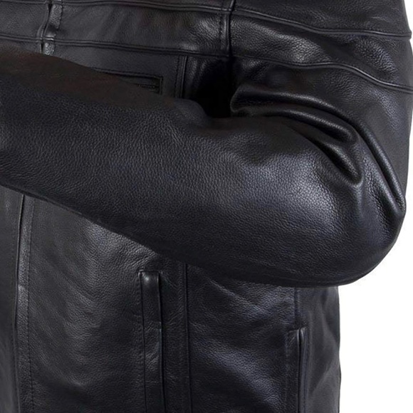xelement | Jackets & Coats | Speedster Mens Black Armored Leather ...